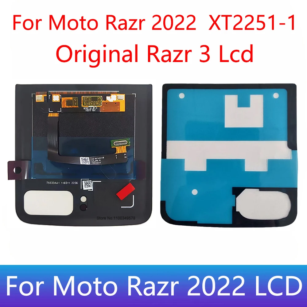 Original For Motorola Moto Razr 2022 External Second LCD Display Touch ...