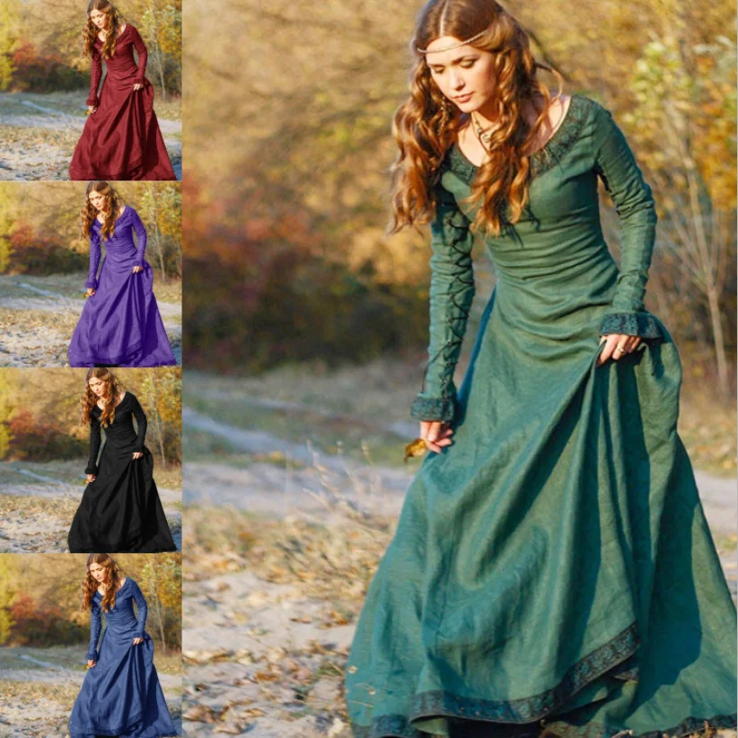 Medieval-Cosplay-Costumes-for-Women-Dress-Halloween-Carnival-Party ...