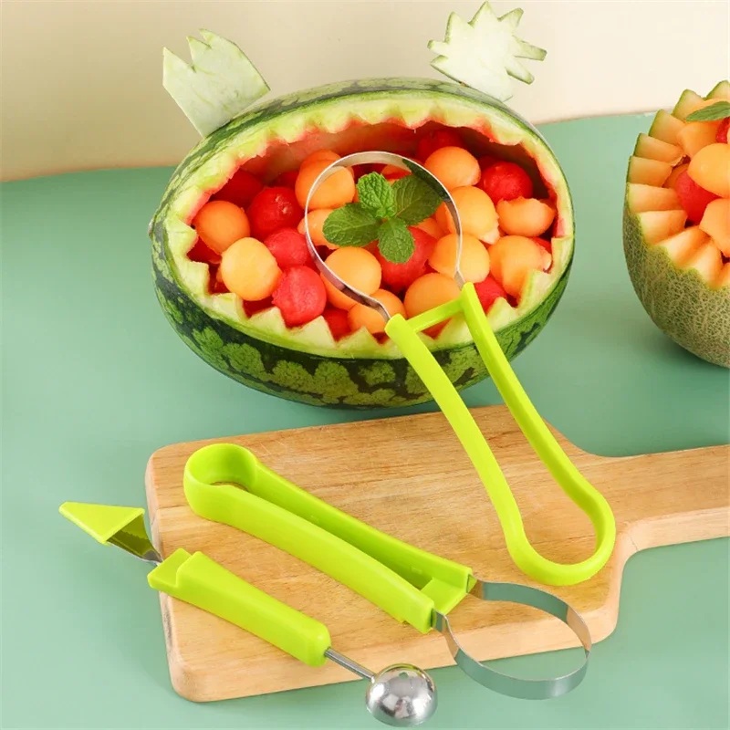 Three-in-one-fruit-ball-digging-machine-Scoop-watermelon-balls-Digging ...