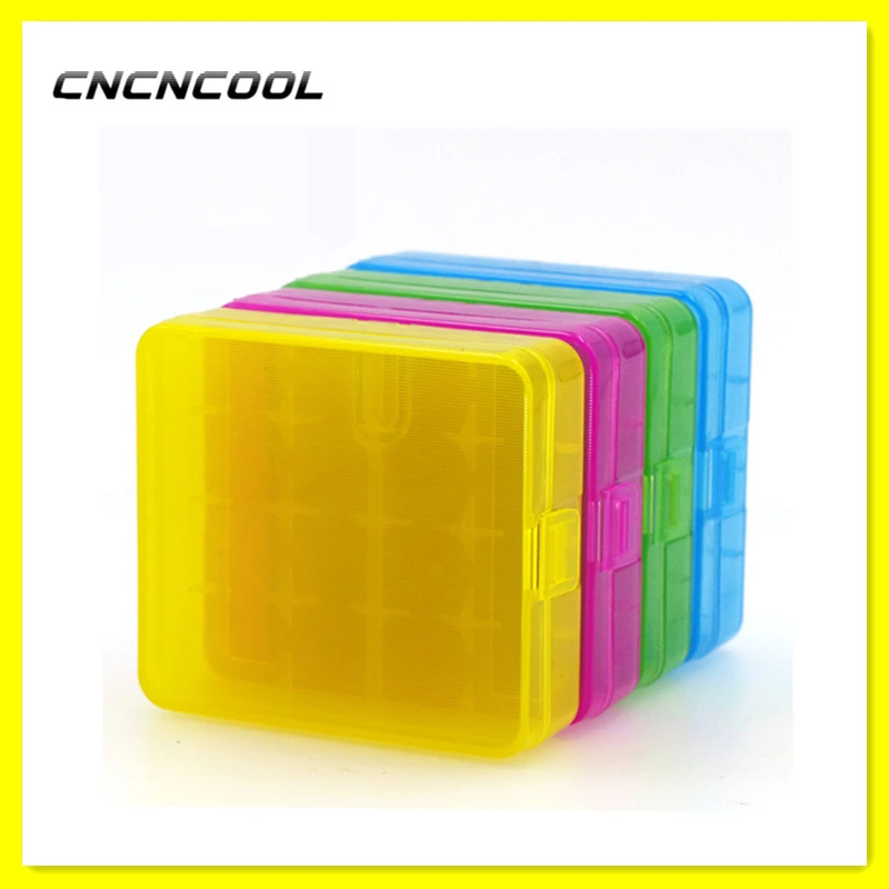 Cncncool 4 Slots 18650 Rechargeable Battery Storage Box With Metal Hook ...