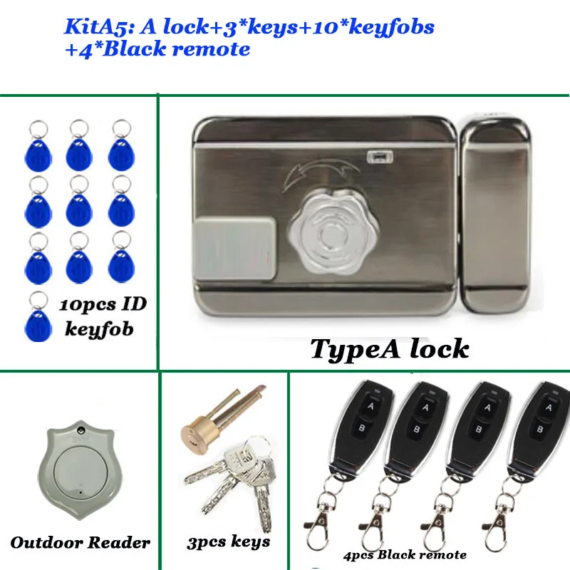 Remote-control-Lock-RFID-Electric-lcok-Invisiable-Door-lock-Hidden-Lock ...