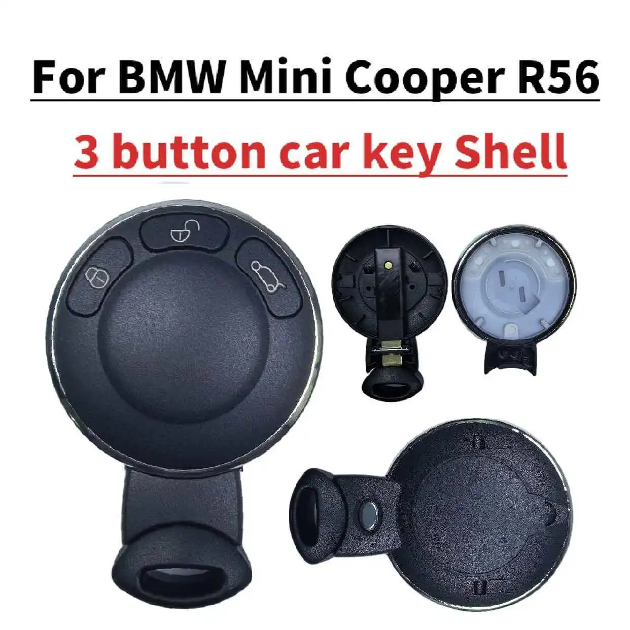 Jingxin 3 Buttons For BMW Mini Cooper r56 year jcw R56 Smart Remote Car ...