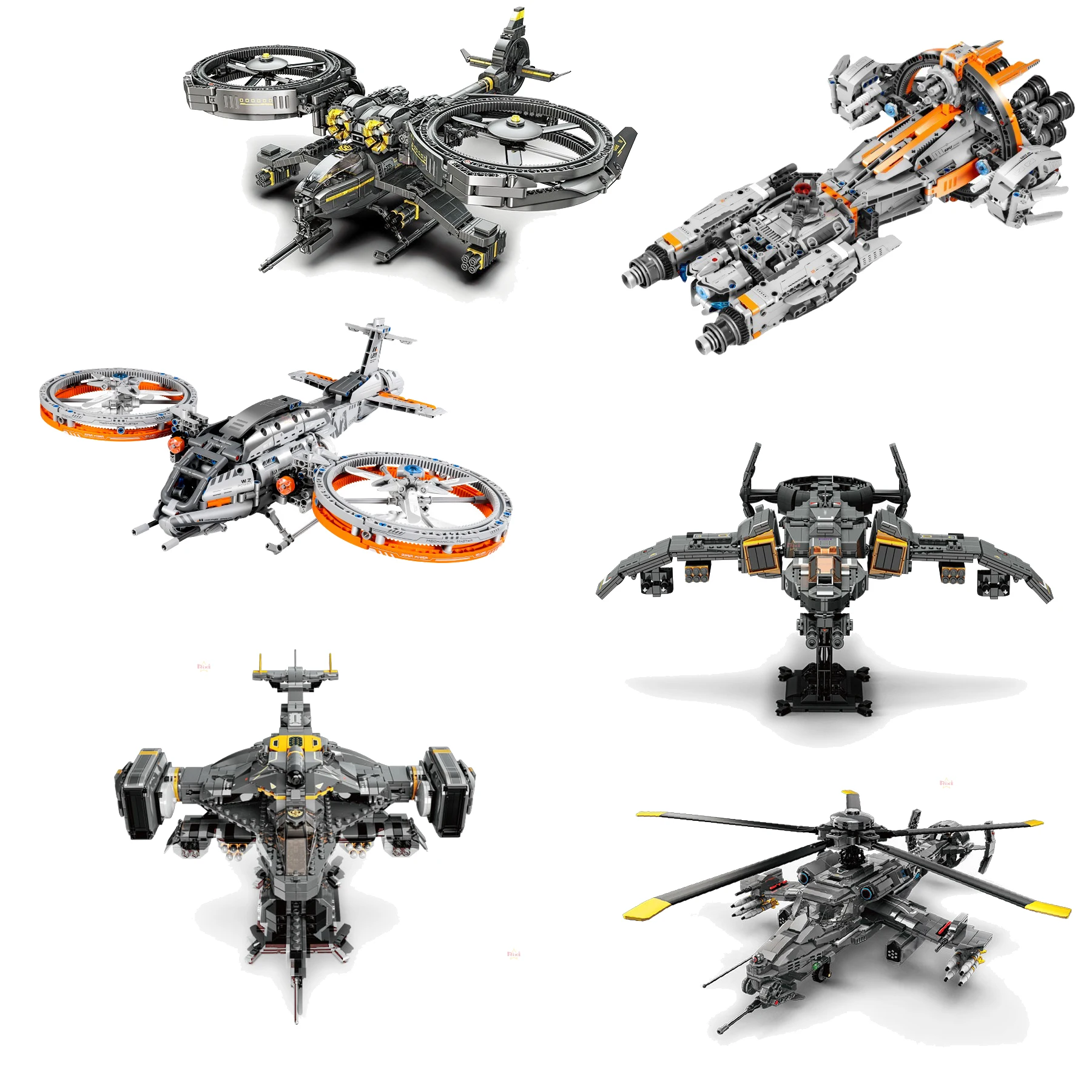 City-High-Tech-Spaceship-Battleship-Starship-Aircraft-Building-Block ...