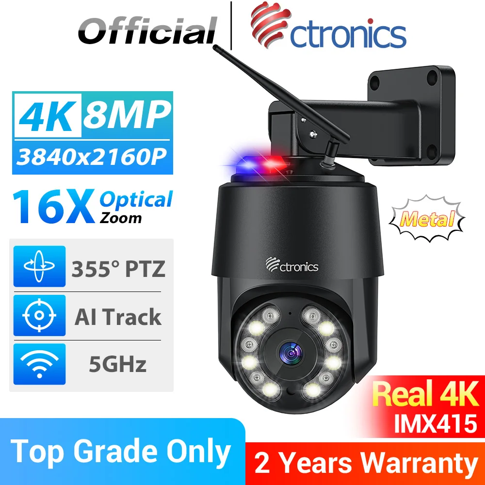 Ctronics-Real-4K-IMX415-16X-Optical-Zoom-Camera-WIFI-5G-Metal-Outdoor ...