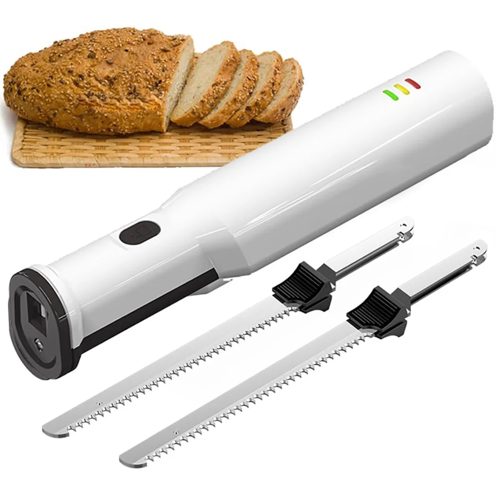 Electric-Cordless-Bread-Knife-Rechargeable-Meat-Slicer-2-Serrated ...