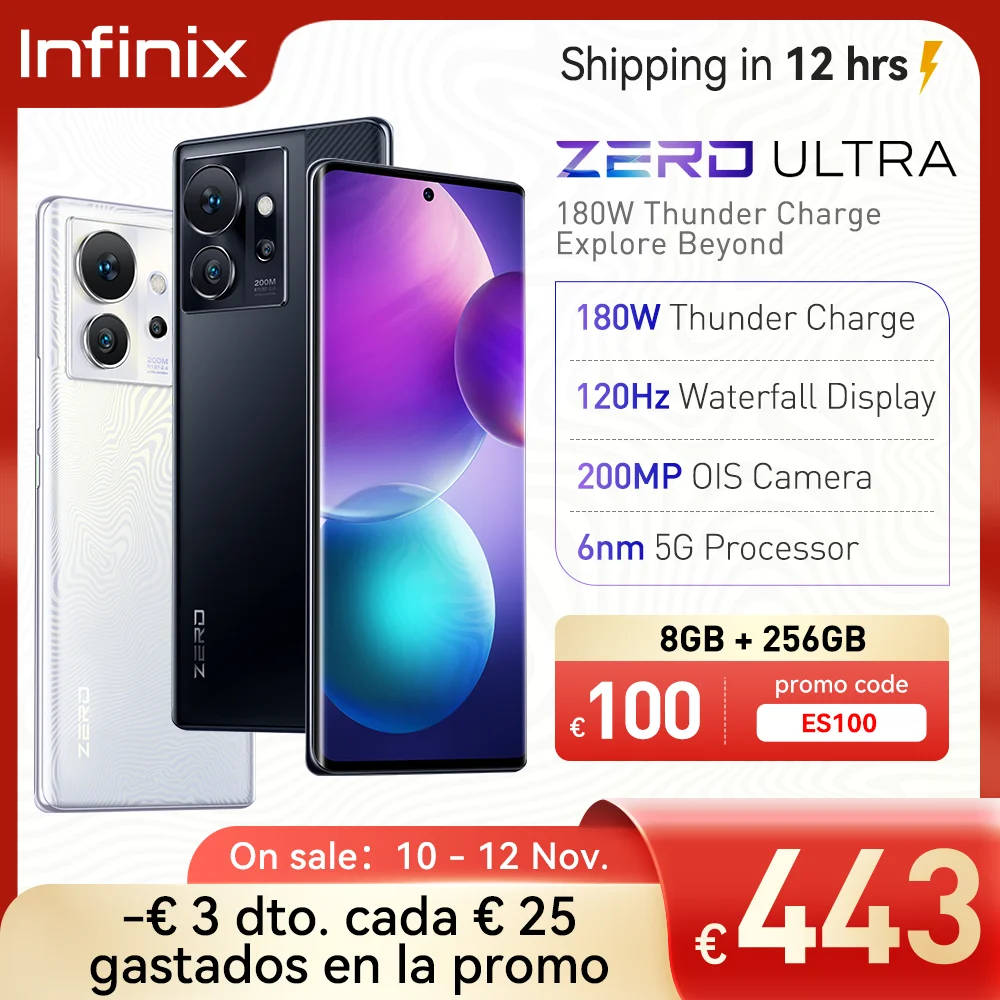 Infinix Zero Ultra Teléfono Inteligente, Teléfono Móvil 5G con NFC ...