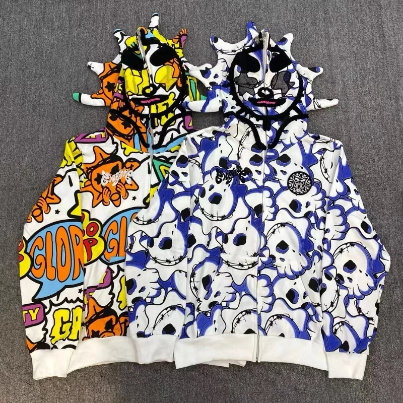 Glo-Gang-The-Glory-Full-Zip-Hoodie-High-Quality-Full-Screen-Print-Drink ...