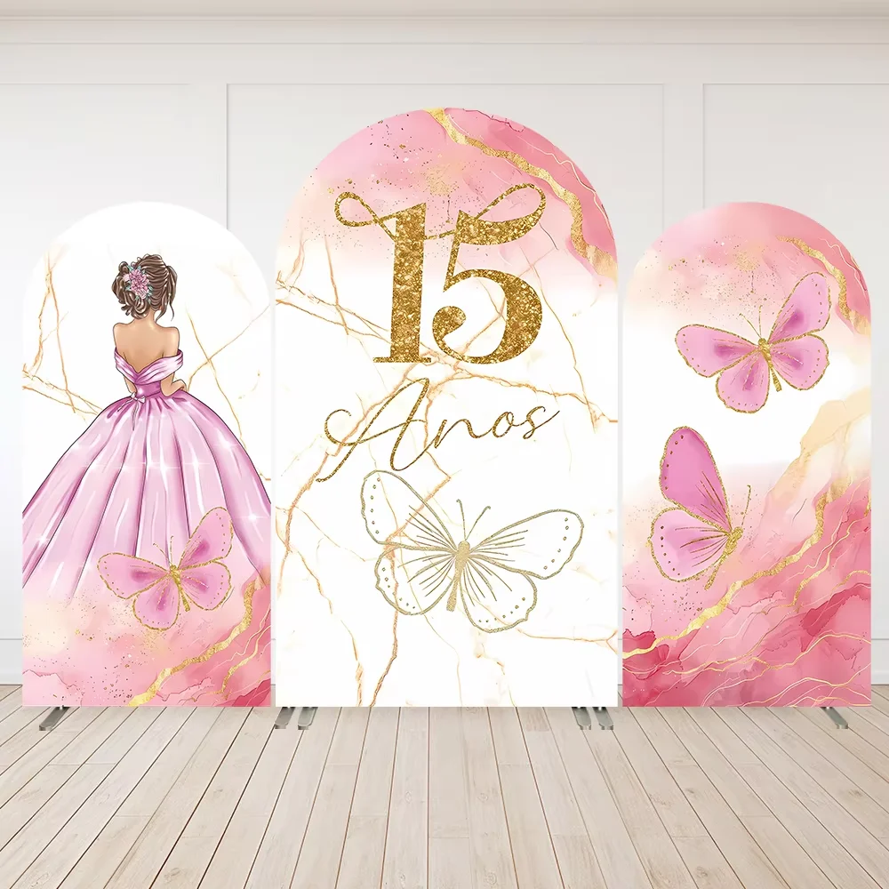 Mehofond-vestido-para-quincea-eras-fiesta-pared-arqueada-personalizado ...