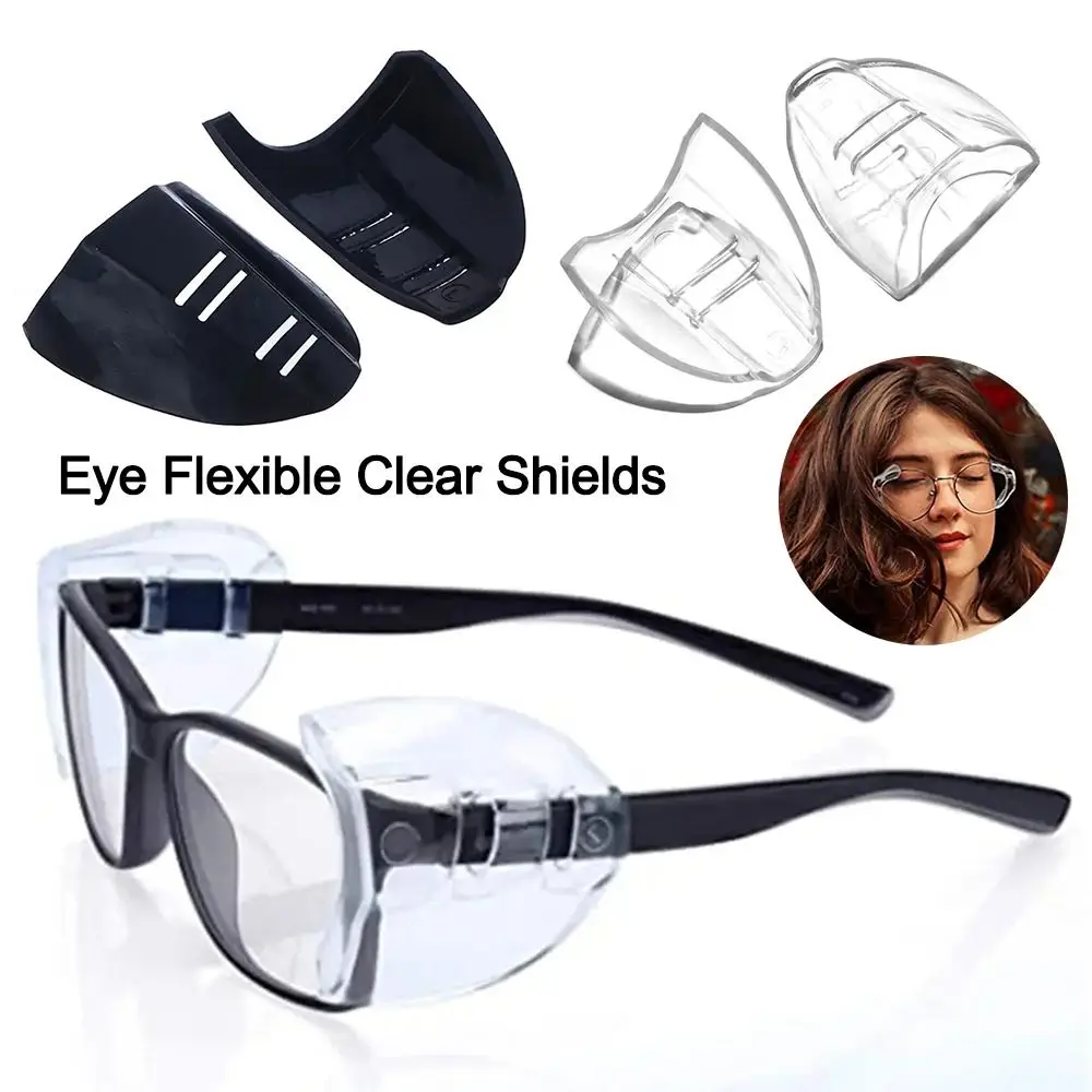Fashion Eye Flexible Clear Shields Side Safety Goggles Glasses 95% ...
