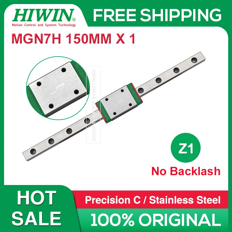 HIWIN-MGN7H-150mm-HIWIN-MGN7-MGN7H-150mm-Linear-Rail-With-HIWIN-MGN7H ...