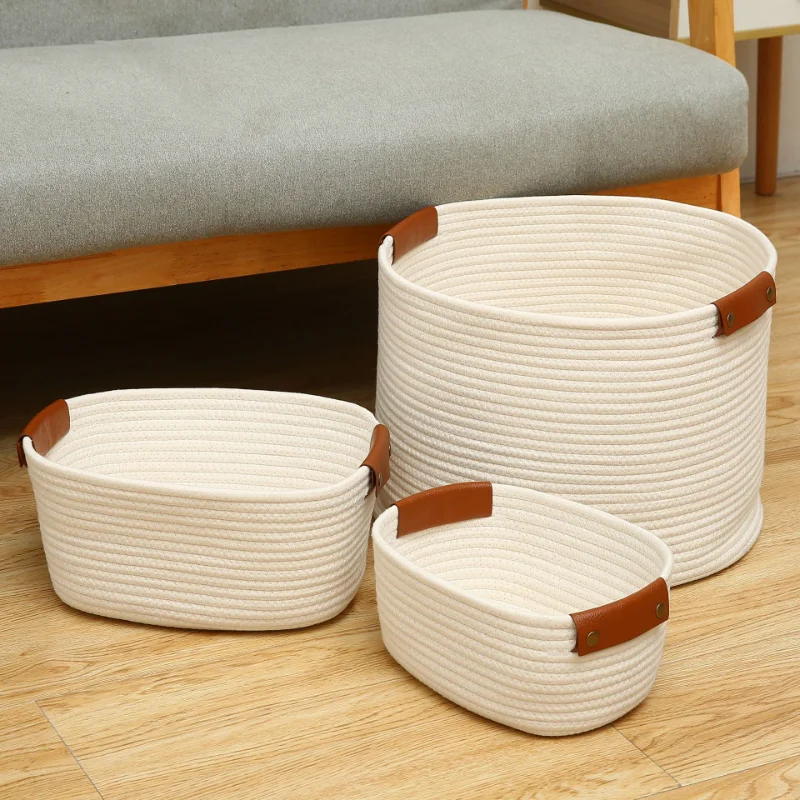 S-M-L-Nordic-Ins-Style-Simple-Cotton-Cord-Storage-Basket-Desktop-Floor ...