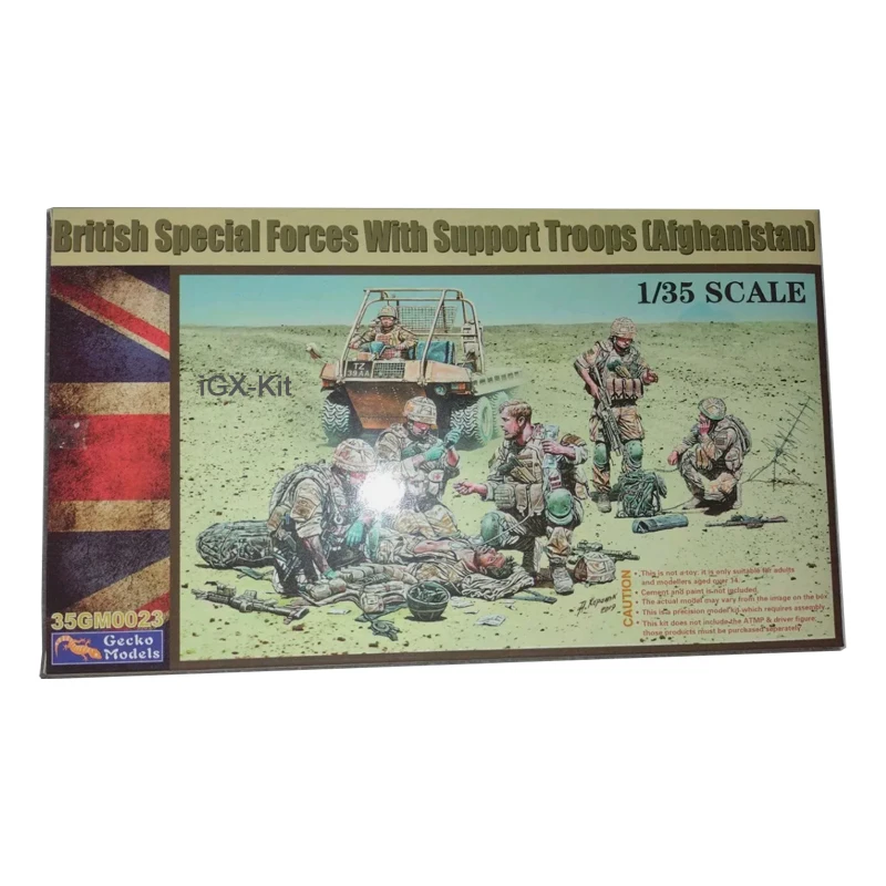 Gecko 35GM0023 1:35 Scale British Special Forces with Support Troops ...