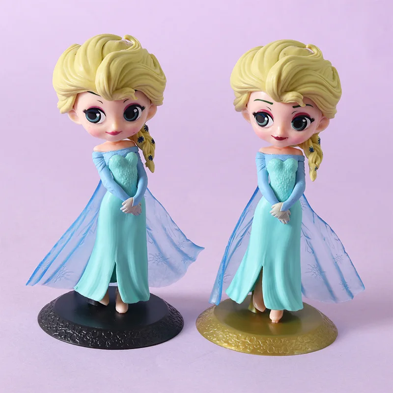 2 Styles Disney Princess Figures Elsa The Little Mermaid Cinderella ...