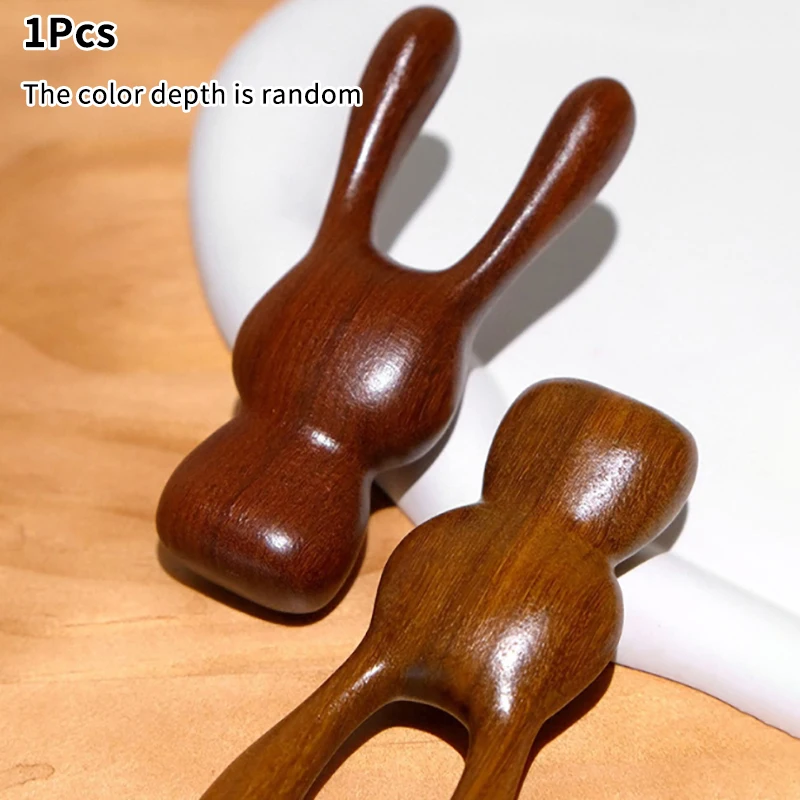Sandalwood-Rabbit-Shape-Hair-Comb-Scalp-Eye-Relax-Acupoint-Massager ...