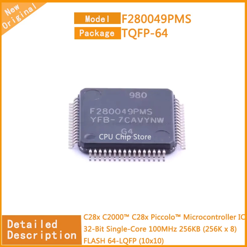 5Pcs-Lot-New-Original-F280049PMS-F280049-Microcontroller-IC-32-Bit ...