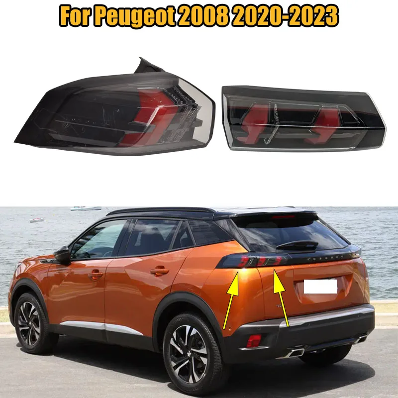 For Peugeot 2008 2020 2021 2022 2023 Rear Tail Light Assembly Brake ...