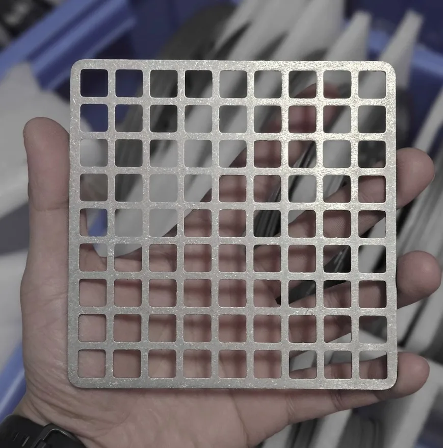 TA1 Square Titanium Barbecue Grid, Customisable Square Outdoor Camping ...