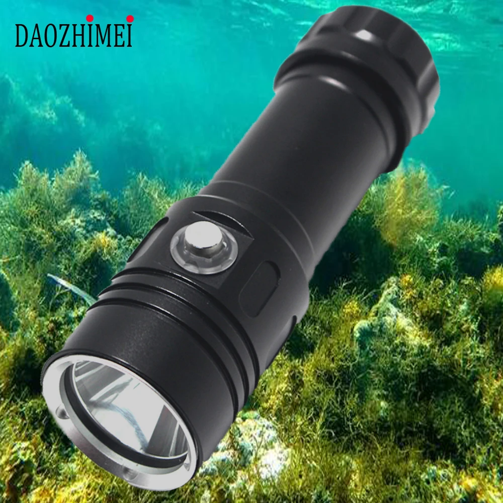 IPX8-Professional-LED-Diving-flashlight-26650-Tactical-Waterproof ...