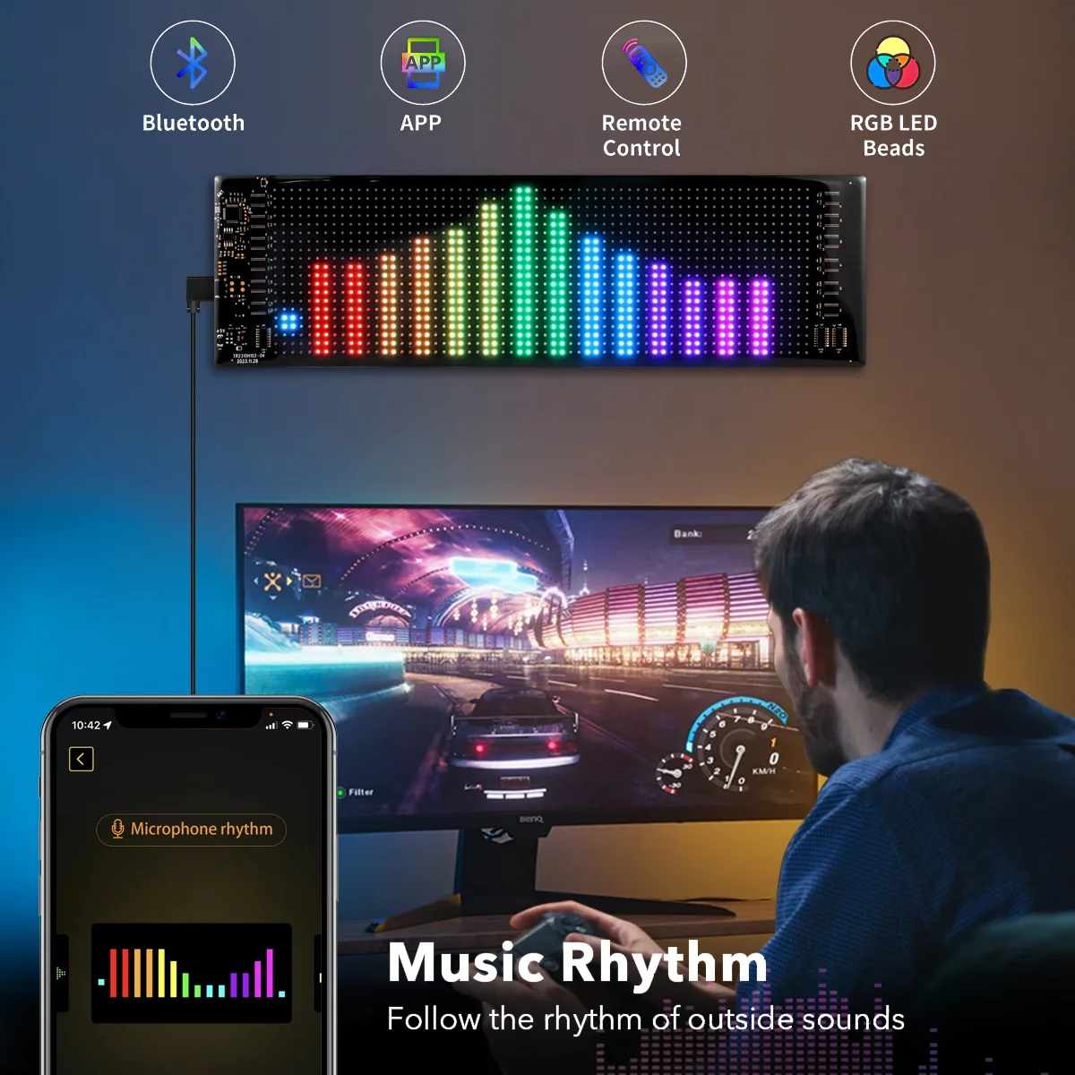 RGB-LED-Matrix-Pixel-Panel-USB5V-Bluetooth-APP-Addressable-Pattern ...