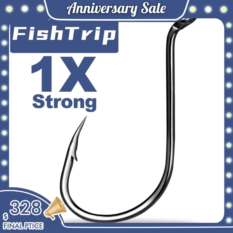 FishTrip-Octopus-Hooks-Saltwater-Hook-50pcs-100pcs-Spearfishing-for-Sea-Bass-Snapper-Reef-Fish ...