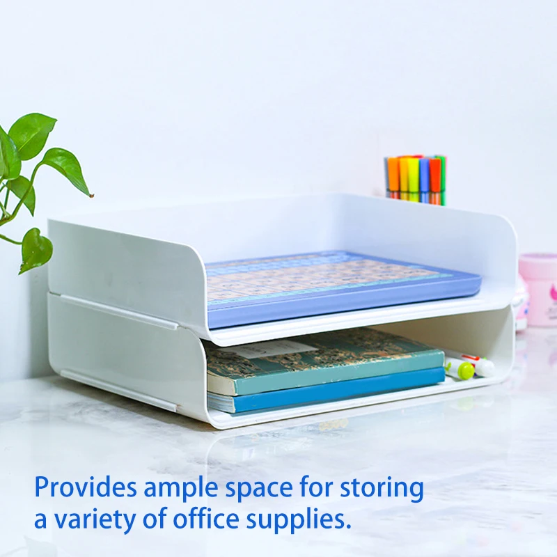 Office-Desktop-Organizer-A4-Paper-Drawer-Storage-Box-Stackable-File ...