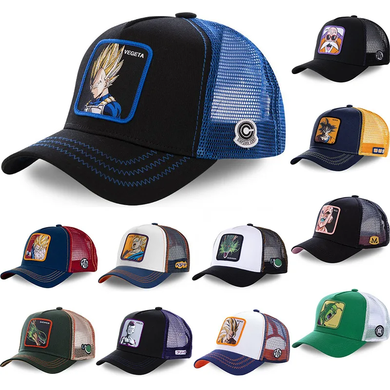New-Dragon-Ball-Son-Goku-Cap-Summer-Travel-Peaked-Cap-Men-s-Embroidery ...