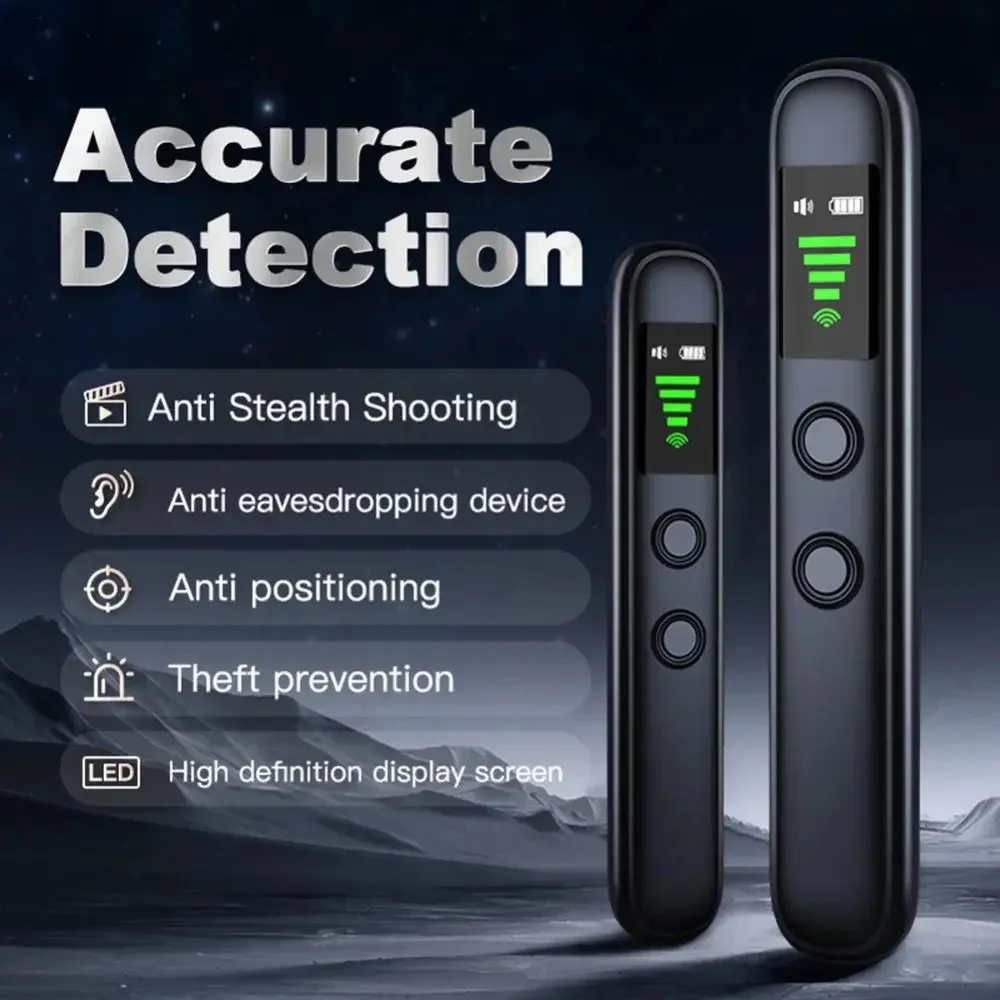 Mini Spy Camera Detector 4-in-1 Hidden Camera Finder Wireless Bug ...