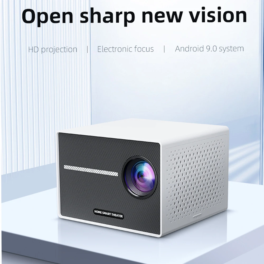 Yersida yg290 mini projetor android 9.0 sistema projetor wifi bluetooth ...