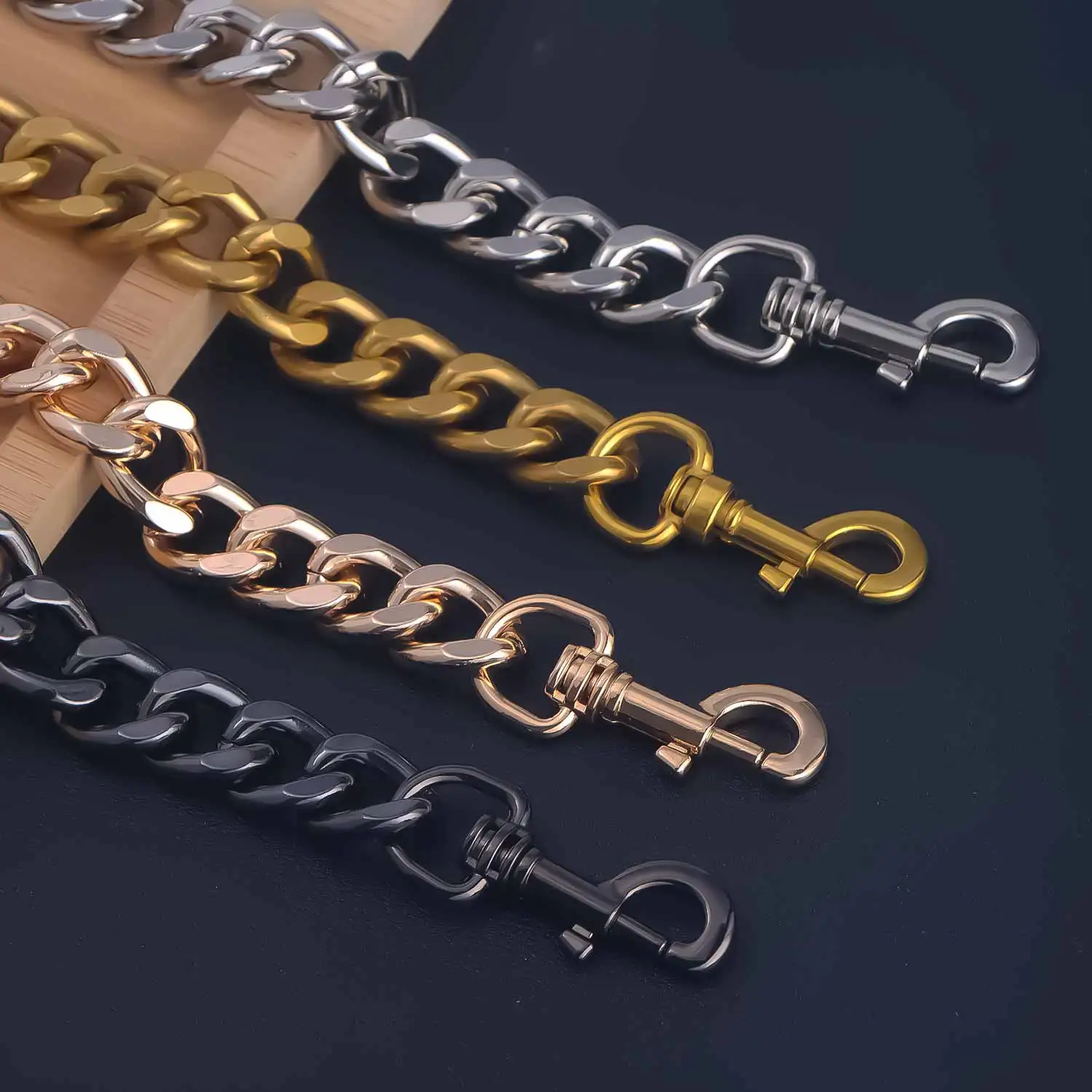 Aluminum Metal Purse Handle Bag Chains Charms Straps Replacement ...