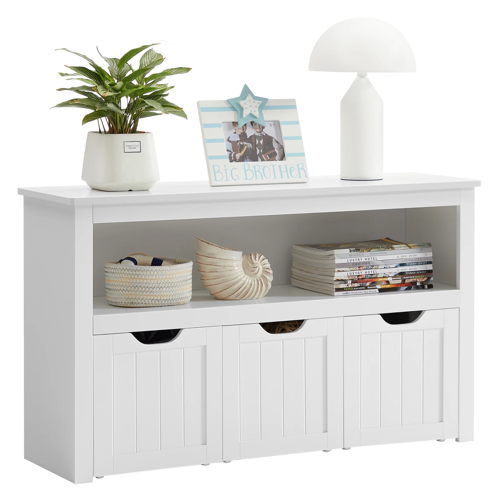 VASAGLE Toy Storage for Kids, Storage Unit, Storage Cabinet with Wheels ...