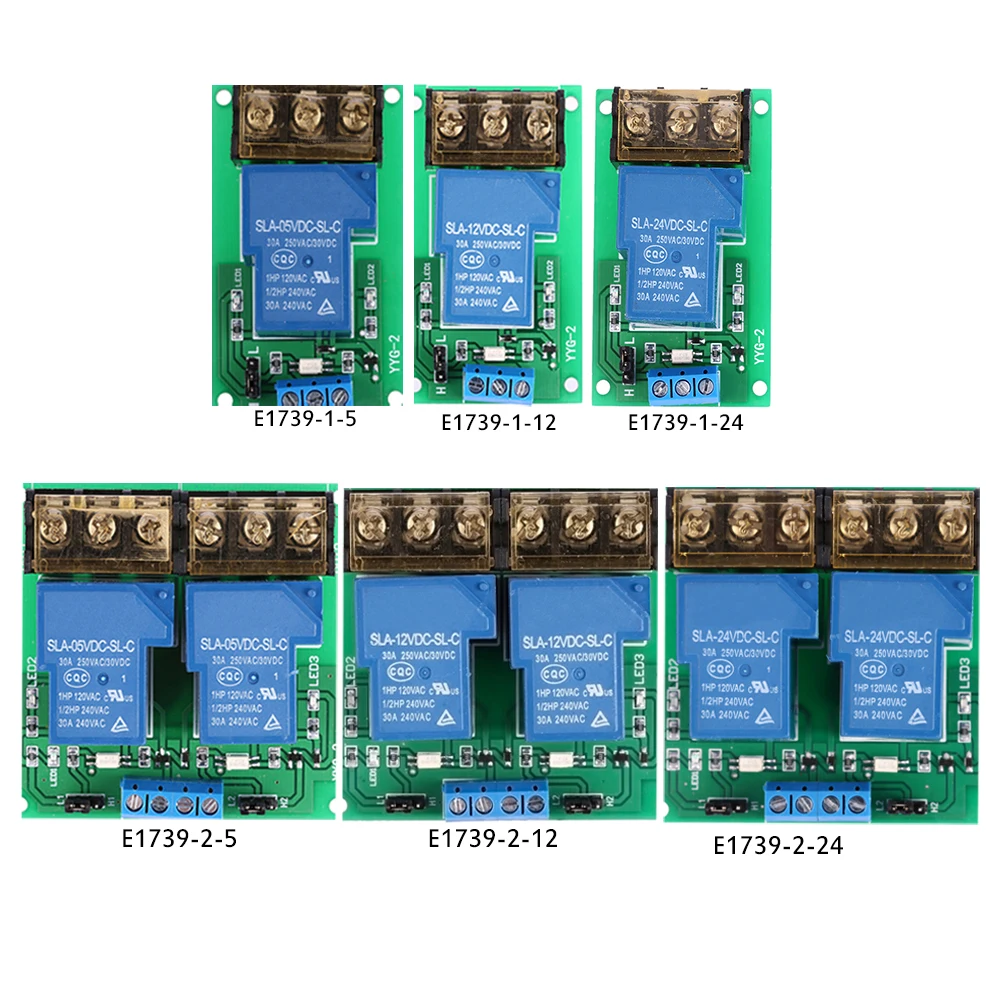 DC-12V-5V-24V-Voltage-Relay-2-Channel-30A-Relay-Board-Module ...