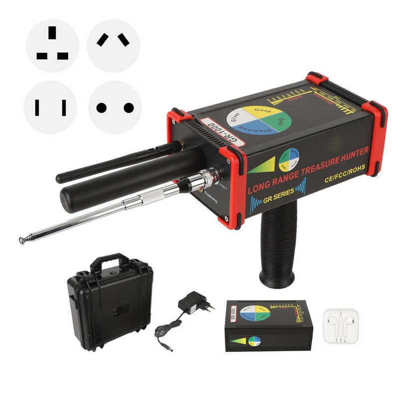 Handheld Long Range Metal Gold Detector 433MHz Maximum Treasure ...