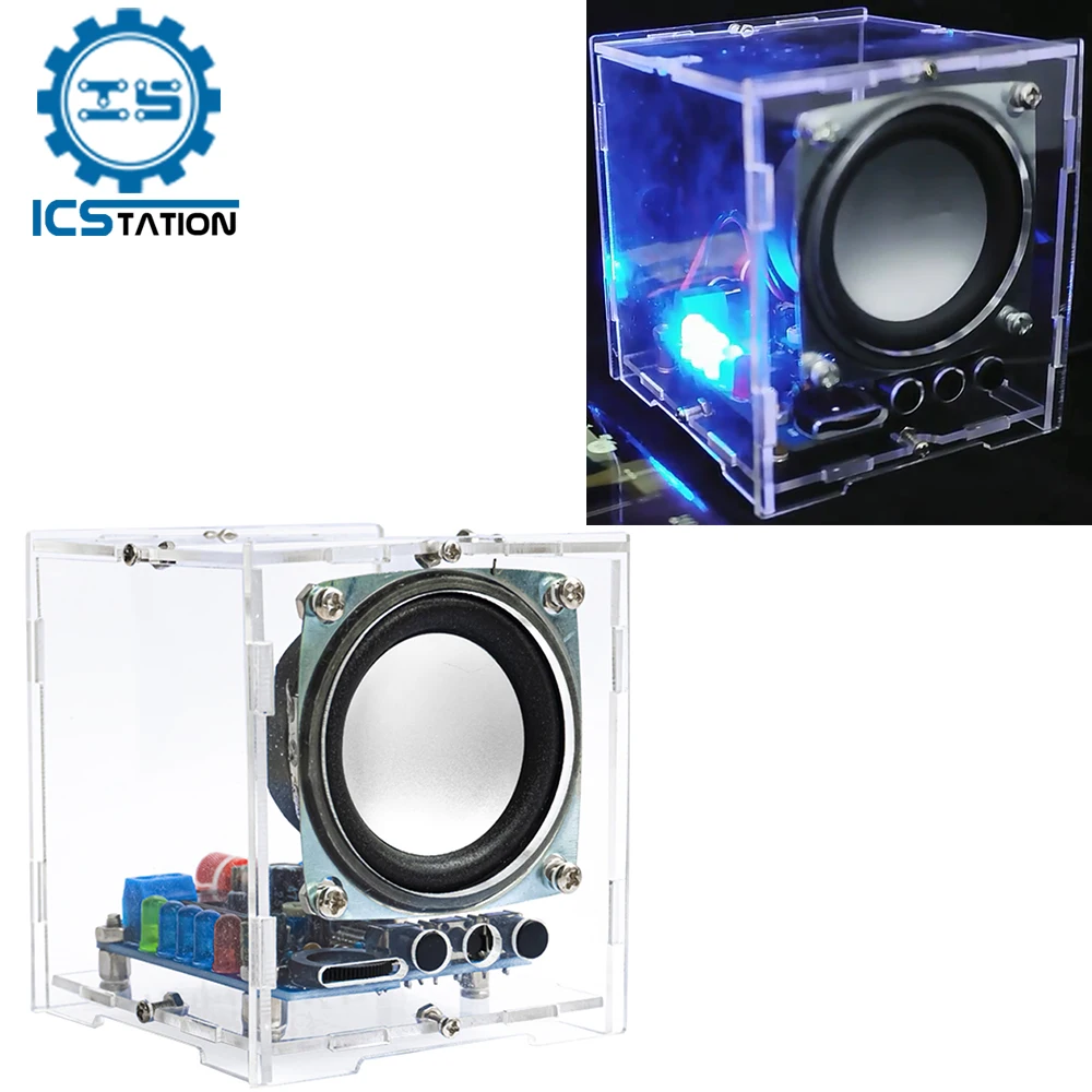 DIY-Electronic-Kit-Bluetooth-Compatible-Speaker-Mini-Audio-Amplifier ...