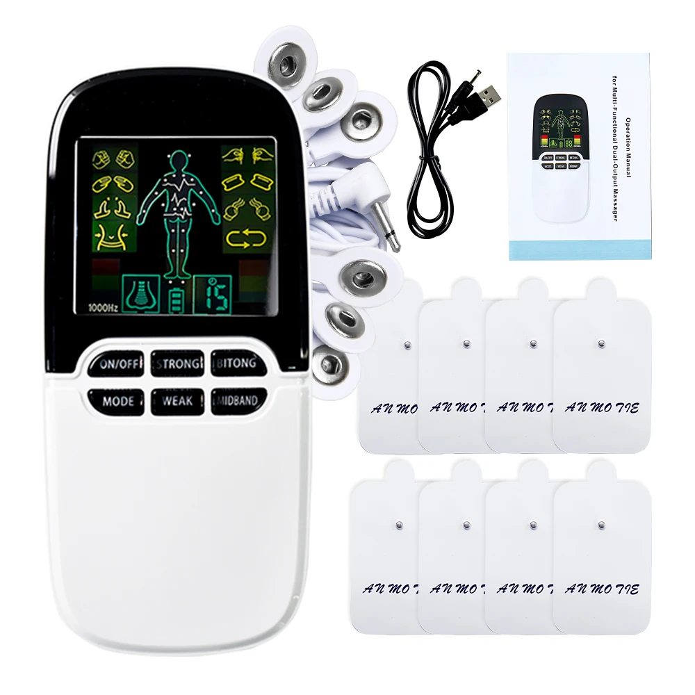 Ems Massager Tens Machine Electric Muscle Stimulator Low Frequency ...
