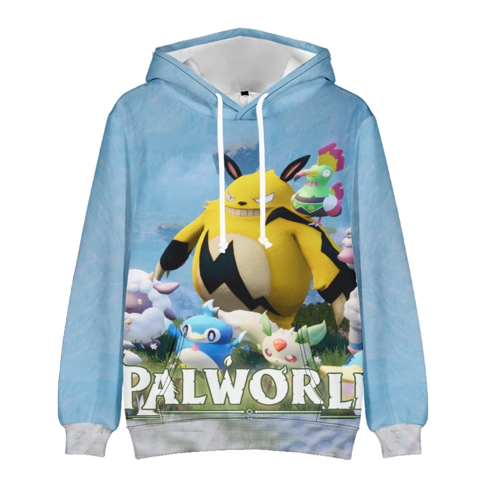 palworld Game hoodie Sweatshirt 3D Fashion Cool Streetwear Women men ...