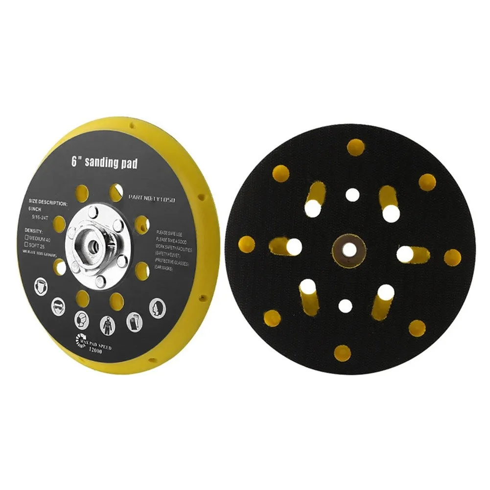 6 Inch 150mm 17 Holes Sander Backing Pad For Makita Bo6030 Bo6040 For ...
