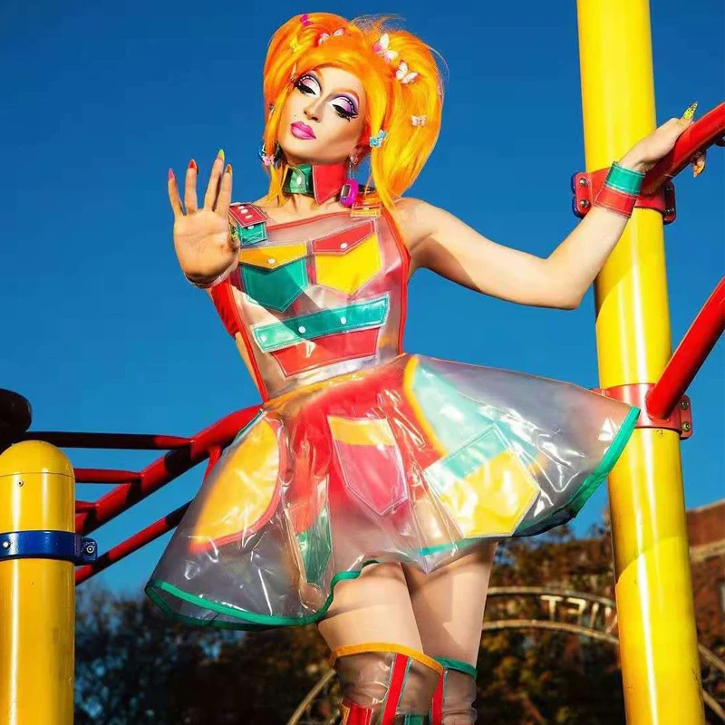 Modern-Retro-Lovely-Dress-Stage-Costume-Female-Singer-Dancer ...