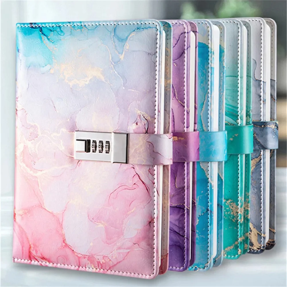 A5-Password-Notebook-Inner-Page-Combination-with-Lock-Journal-Simple ...