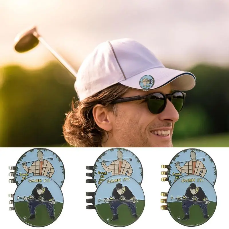Removable-Golf-Ball-Marker-Golf-Caps-With-Enamel-Magnetic-Interesting ...