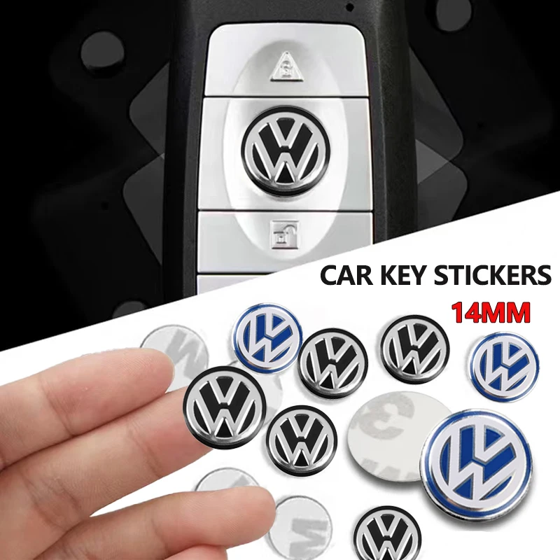 Alum-nio-Car-Key-Stickers-Emblema-Decora-o-Decalque-para-Volkswagen-VW ...