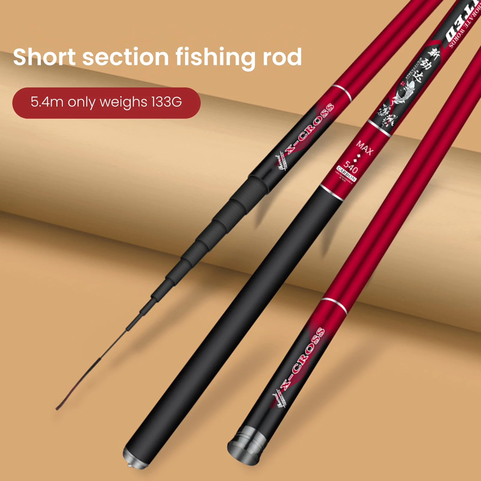 Carbon-Stream-Angling-Rods-Lightweight-Rod-Body-Fishing-Tool-for ...