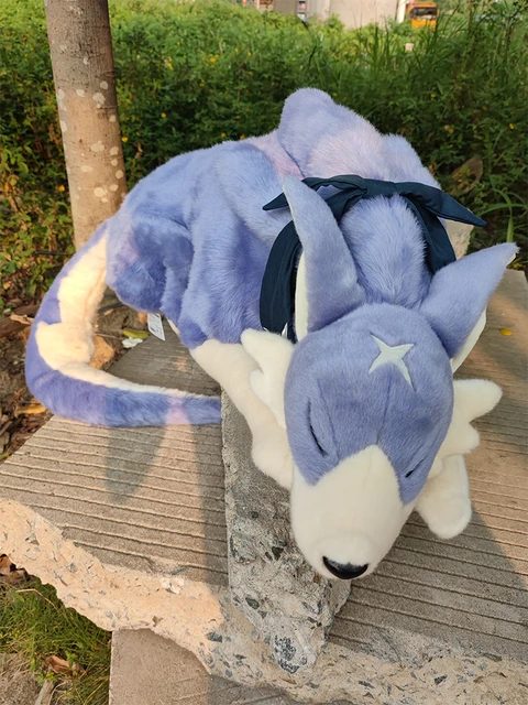 Original 60cm Monster Hunter Rise Palamute Plush Dolls Soft Pillow ...