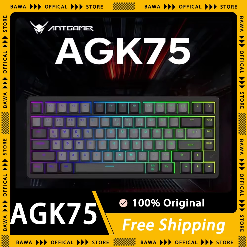 ANTGAMER-AGK75-Magnetic-Switch-Mechanical-Keyboard-Three-Mode-Wireless ...
