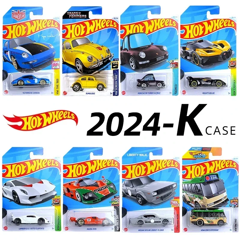 2024 C4982 Case K Original Hot Wheels 1/64 Miniatures Cars Hoteelws ...