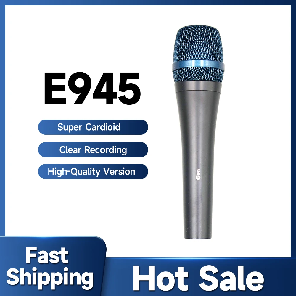 E945-Professional-Wired-Handheld-Dynamic-Microphone-Popular-Karaoke-KTV ...