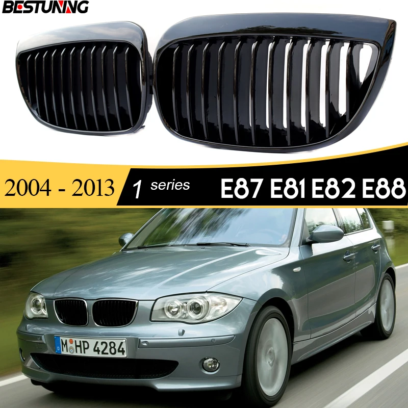 High-Gloss-Black-Replacement-Front-Radiator-Grill-Grille-for-BMW-2004 ...