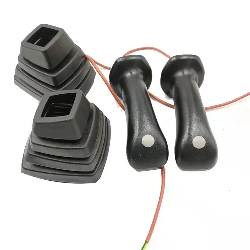 Durable-1Set L+R Excavator Joystick Assy Gears Handle With Dust Cover ...