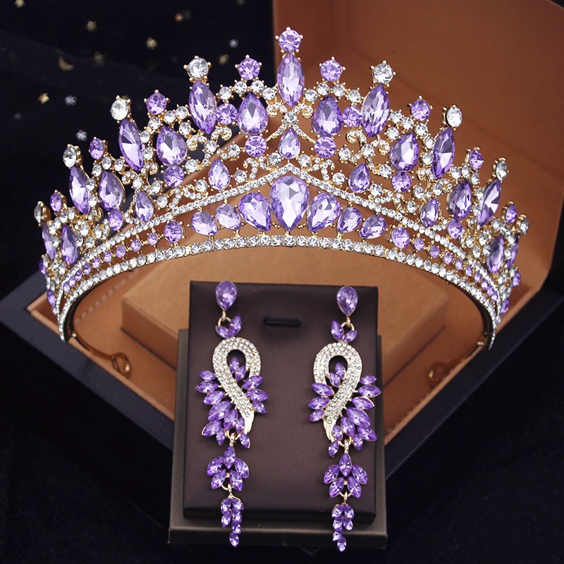 Purple Tiara For Weddings