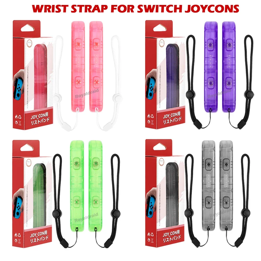 NEW-Colorful-For-Nintend-Switch-JoyCons-Transparent-Color-Wrist-Strap ...