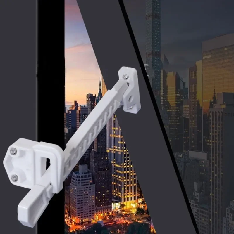 ABS-Windows-Brace-with-Screw-Window-Sash-Lock-Baby-Child-Safety-Latch ...